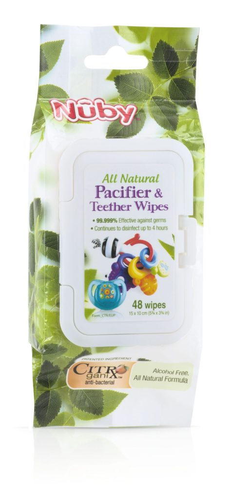 Nuby 2pk Pacifier Wipes 48ct - Atlantic Trading Co.